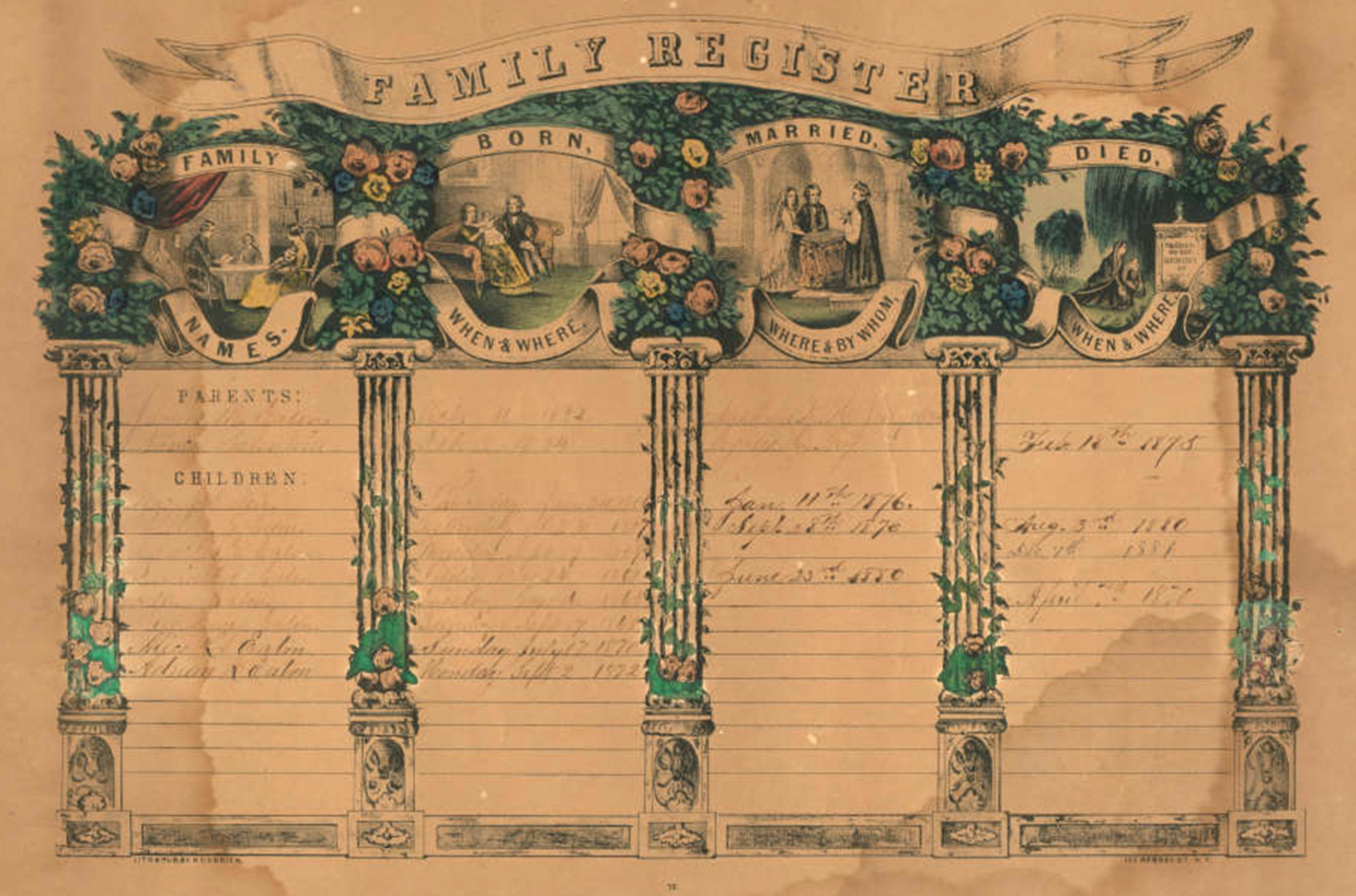 Stories from the Archives: Family Registers | American Ancestors